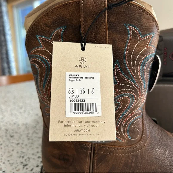 Ariat | Shoes | Ariat Distressed Brown Leather Western Boots | Poshmark